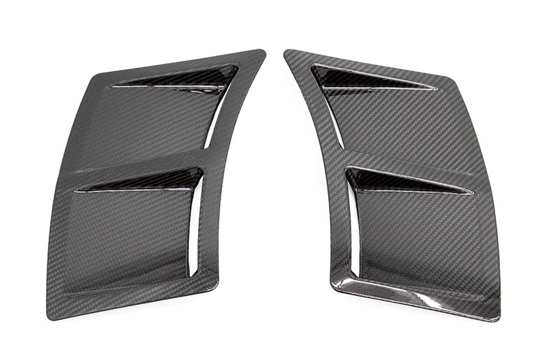 OLM S207 Style Carbon Fiber Bumper Vent Inserts - 2015+ WRX / STI ...