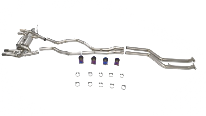 PLM Titanium Valved Exhaust System - BMW F80 M3 – Track Spec Racing